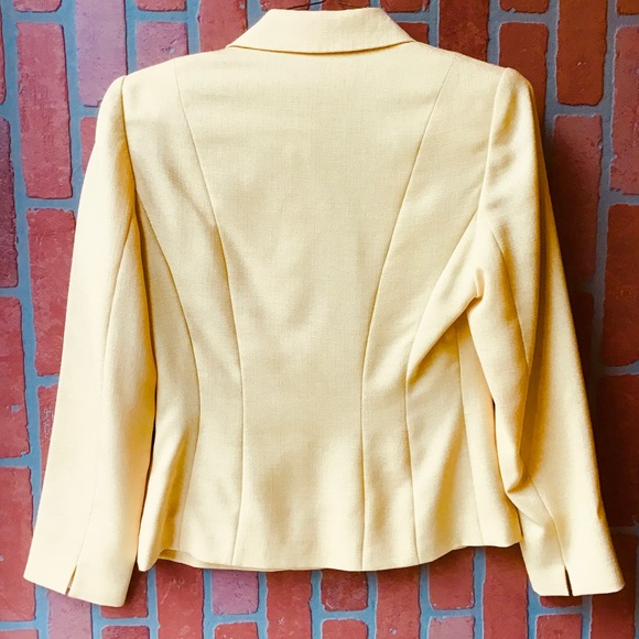 Kasper | Jackets & Coats | Kasper Asl Yellow Blazer Size 6 | Poshmark